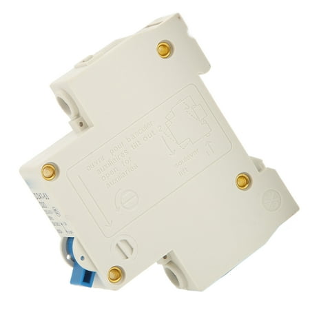 Demonsen 1P Miniature Circuit Breaker DIN Rail Mount Overload ...