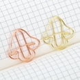 50Pcs Mushroom Metal Paper Clip 30x30mm Colored Bookmarks Page Clips ...