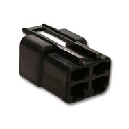 Automotive Connectors 4P MALE BLACK 20 AMP WEATHER PACK SHROUD (5 ...