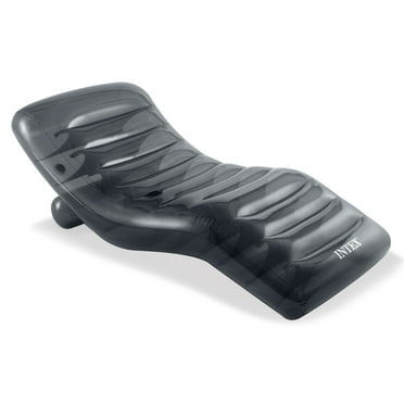 Intex Adult Transparent Blue Inflatable Rockin' Lounge Swimming Pool ...