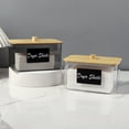 Acrylic Dryer Sheet Holder with Lid, Clear Laundry Sheets Container ...