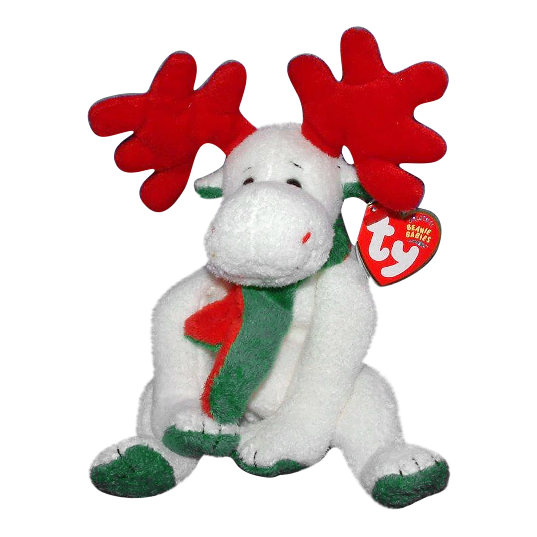 Ty Beanie Baby: Moosletoe the Moose | Stuffed Animal | MWMT - Walmart.com