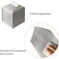 Modern PU Leather Tissue Box Holder Square Tissue Box Cover Decorative ...