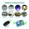 433MHz Universal Wireless Remote Control Switch DC 6V 12V 24V 2 Channel RF Receiver, 50m Remote ...