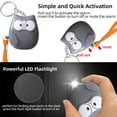 BESTSKY Self Defense Keychain Personal Safety Security Owl Alarm with ...