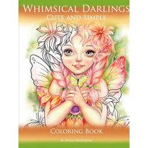 Whimsical Darlings: Cute and Simple: Coloring Book, (Paperback ...