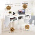 Wall Mounted Floating Computer Desk for Home and Office Furniture with ...
