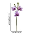 Nsxcdh Cymbidium Orchid Bouquet Faux Flower Arrangement Three Head ...