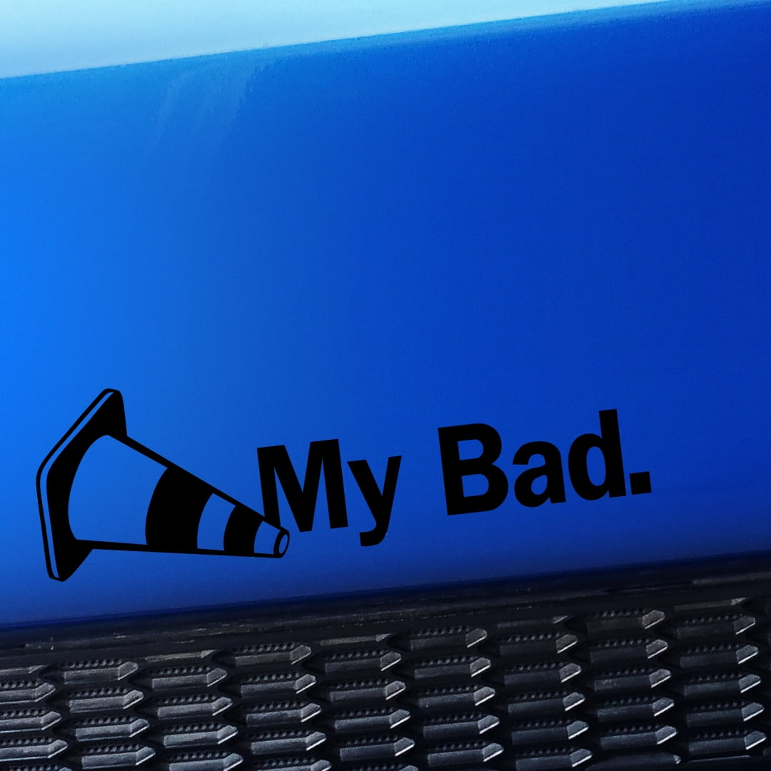 My Bad Autocross - Vinyl Decal - Choose Color - [BLACK] - Walmart.com