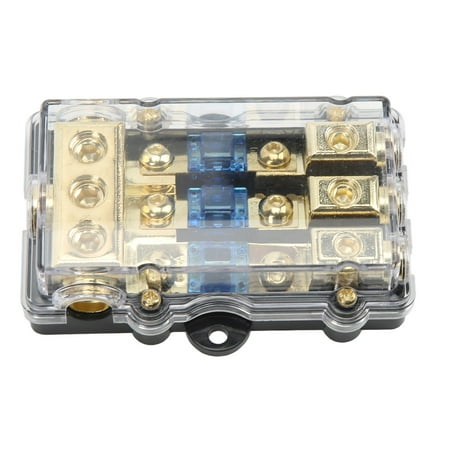 Audio Fuse Box, Rustproof Universal Waterproof Stereo Fuse Holder For ...