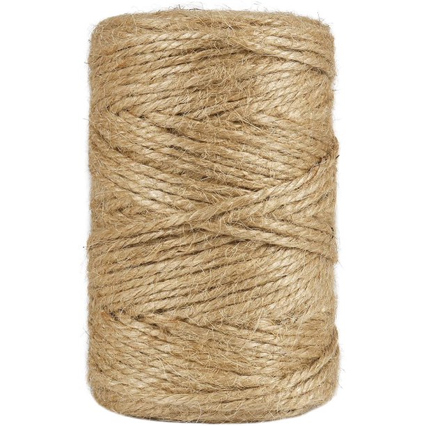 3mm Twine, 328 Feet Garden Twine Heavy Duty 3Ply Natural Jute String ...