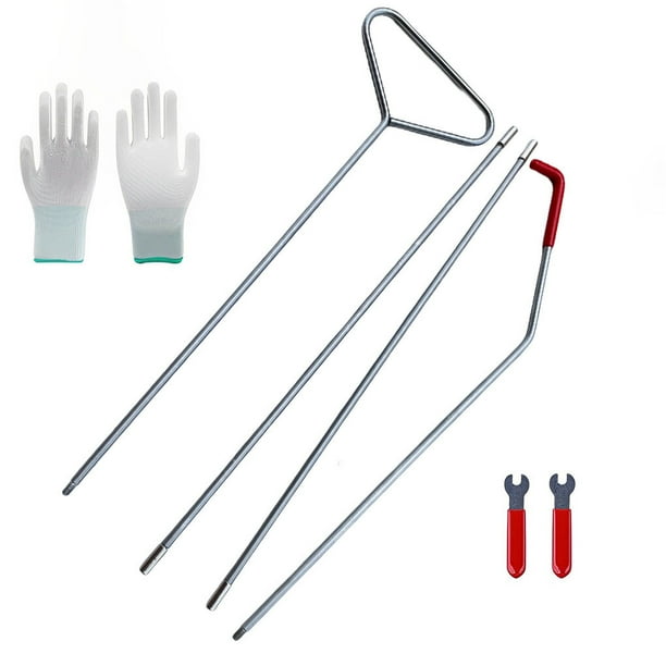 4 Pieces Car Tool Kit Door Open Truck Auto Long Range Reach Pole Key ...