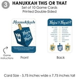 Big Dot of Happiness Happy Hanukkah - 4 Chanukah Holiday Party Games ...