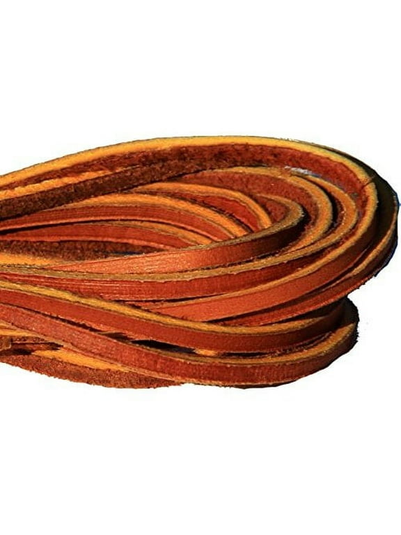Rawling Tan Leather Shoe Laces 36 Inches, High Quality For Boots And ...