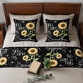 Bed Runner for Cal King Size Bed, You Are My Sunshine 3 Pcs Bedding ...