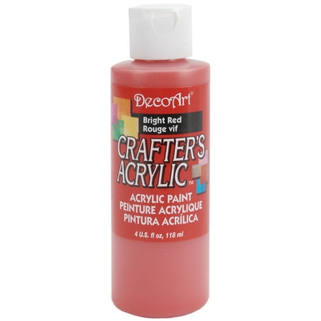 Crafter's Acrylic All Purpose Paint 4oz-Bright Red | Walmart Canada