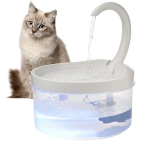 NPET Automatic Cat Water Fountain with Faucet Kits, 1.5L - Walmart.com