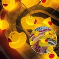 Adorable Duck String Lights - Battery Powered Fairy Lights for Easter ...