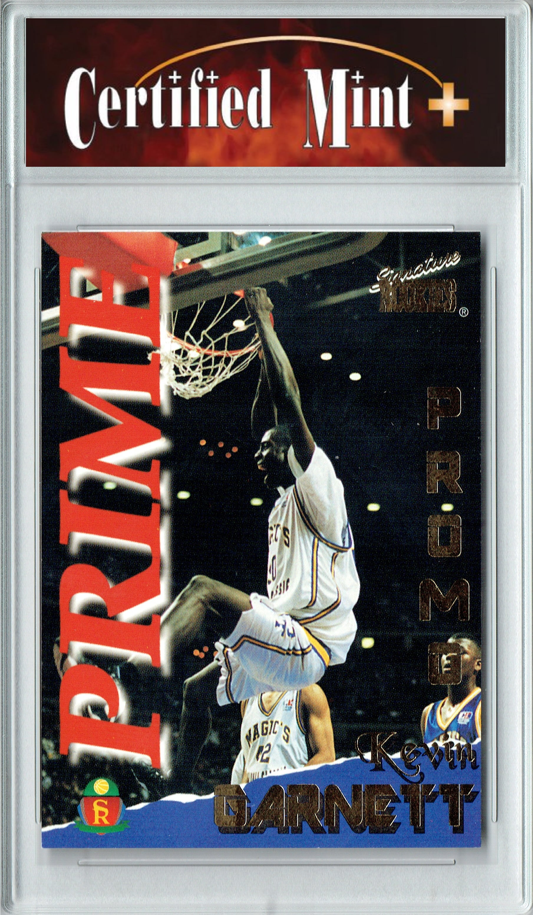 Certified Mint+ Kevin Garnett 1995 Signature Rookies #16 High School Rookie Card Minnesota ...