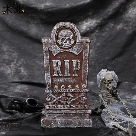 Decorative Props Halloween Tombstone Haunted House Stone Prop Horror ...