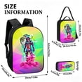 3-Pcs Bookbag Set, 3D Action Shooter Game Pattern Backpack for Gamer ...