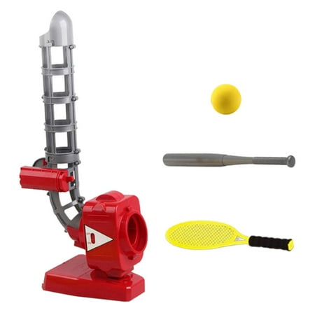 2 in 1 Electronic Baseball & Tennis Ball Pitcher Set for Kids, Baseball ...