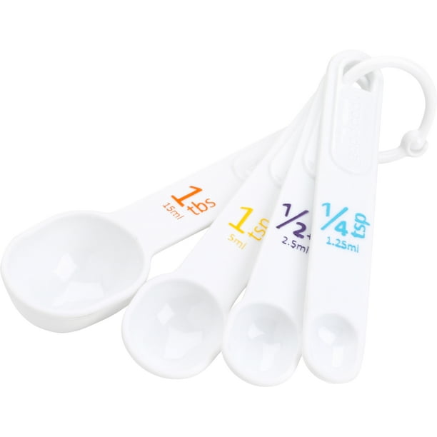 GoodCook Everyday 4-Piece Plastic Measuring Cup Set with Storage Ring ...