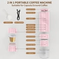 Magnavox 2-in-1 Portable Espresso and Ground Coffee Maker, USB ...