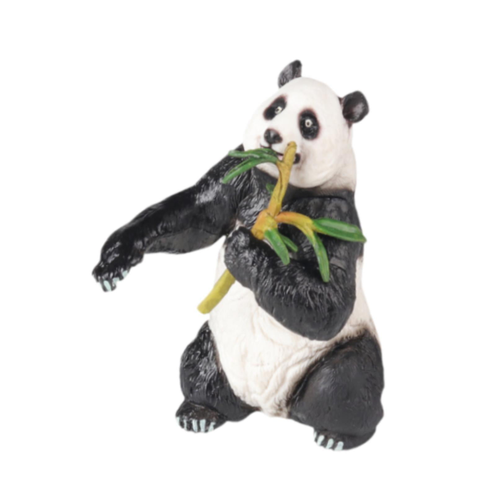 Estatua de panda, escultura de animal, regalo, decoración realista ...