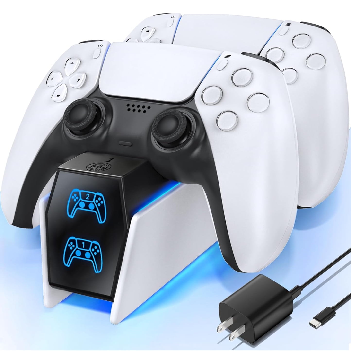 Click here for Aaronmei Ps5 Controller Charger Station With 5v/3a... prices