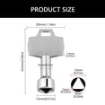 Set of 10 Universal Triangular Wrench Key Socket Key Spanner Key for ...