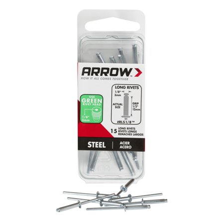 Arrow RIVETS STEL LONG 1/8""DIA | Walmart Canada