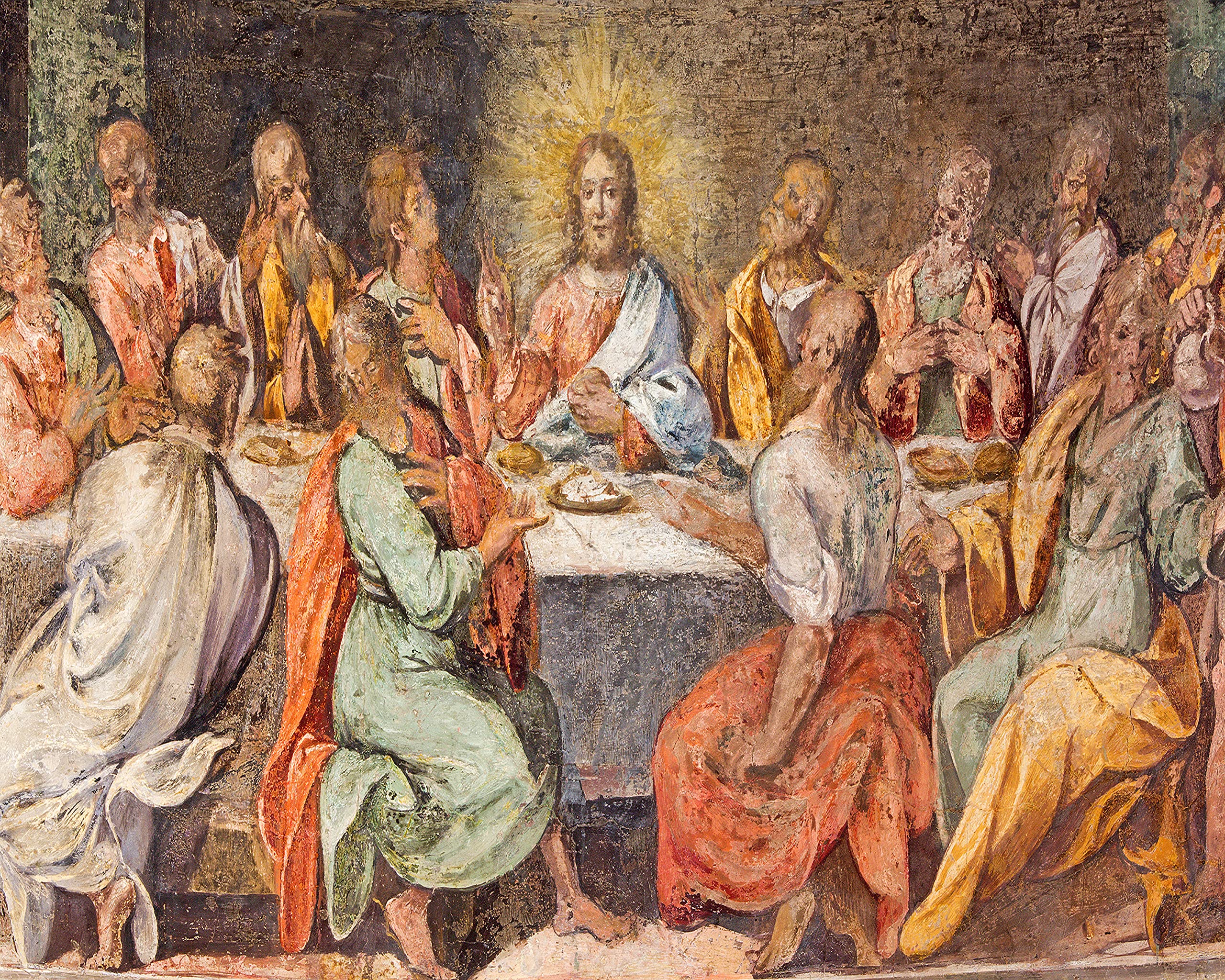 Catholic print picture - LAST SUPPER SH4 - 8" x 10" ready to be framed ...
