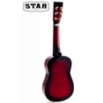 Star Kids Wooden Acoustic Toy Guitar Set, 23 Inches, Red Color, Ideal ...