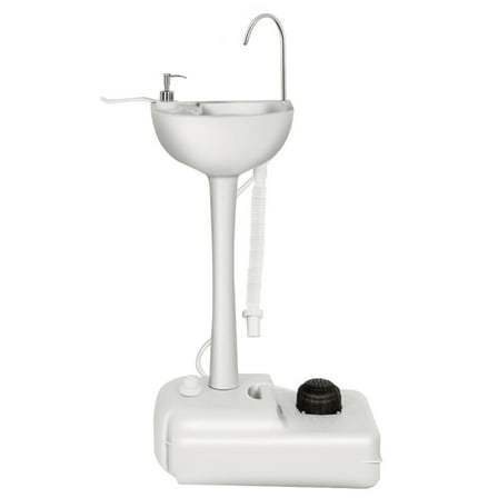 Costway, Portable Wash Sink, 5 Gallon Hand Wash Basin with Stand ...