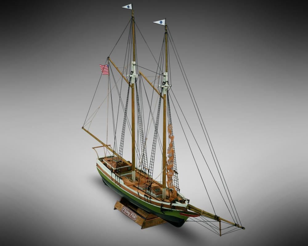 Mamoli MM06 - Flying Fish - Pre-Carved Wooden Hull Ship Model Kit ...