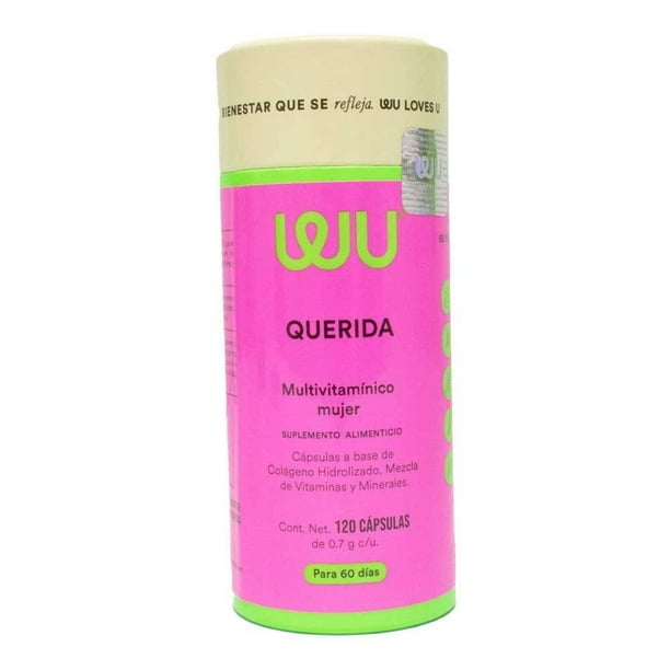 Suplemento alimenticio WU Nutrition para Mujer con Vitaminas Colágeno ...