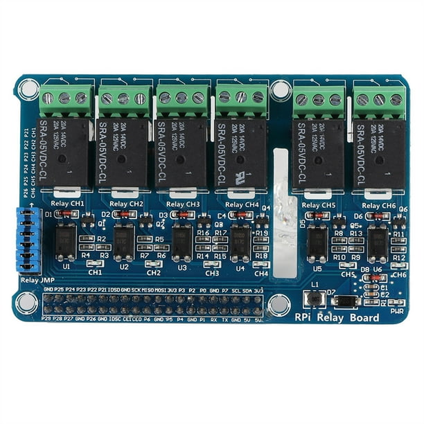 Optocoupler Module,6 Channel RPi Relay Relay Expansion Boardfor ...