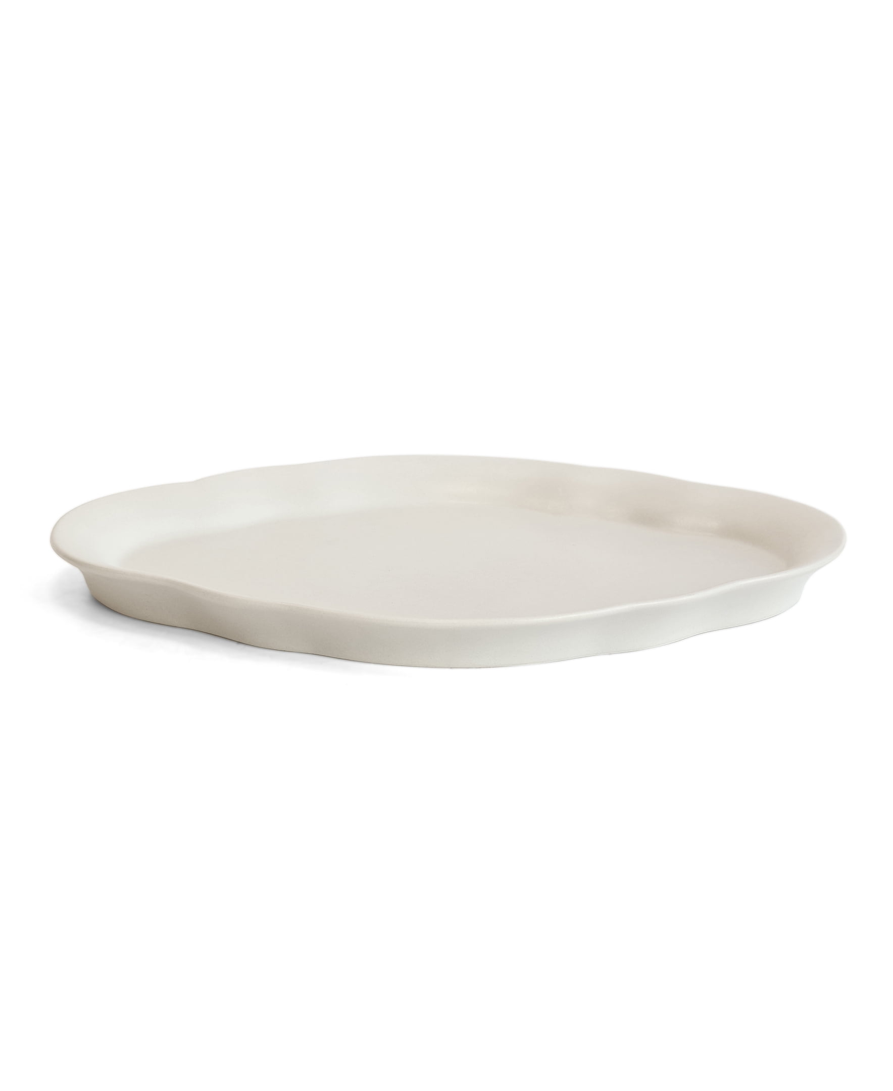 Over and Back Beige Stoneware Serving Platter - Walmart.com