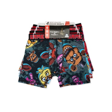Super Mario Bros Boys All Over Print Boxer Briefs Underwear, 4-Pack ...