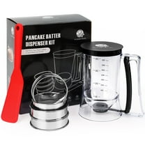 Chef's Pancake Batter Dispenser - Easy Clean Baking Tool for Cupcakes ...
