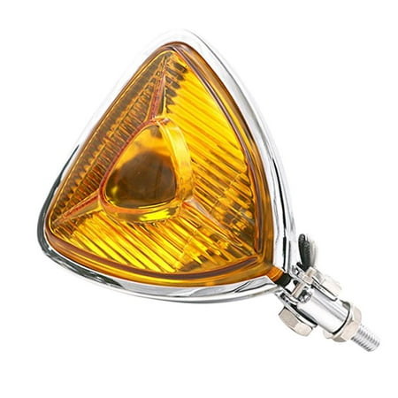 Motorcycle Triangle Headlight Retro Style for Chopper Bobber | Walmart ...