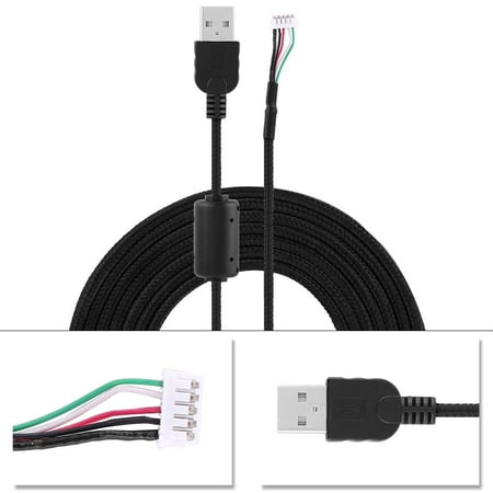 Peahefy USB Mouse Cable, Mouse Cable For Logitech G500s,2meters USB ...