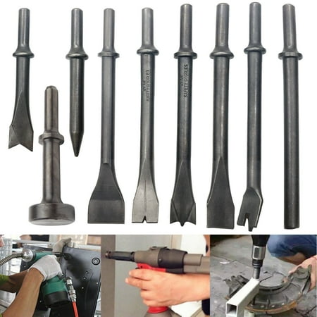 Pneumatic Chisel Air Hammer Sander Bit Set 9 Piece Set - Walmart.ca