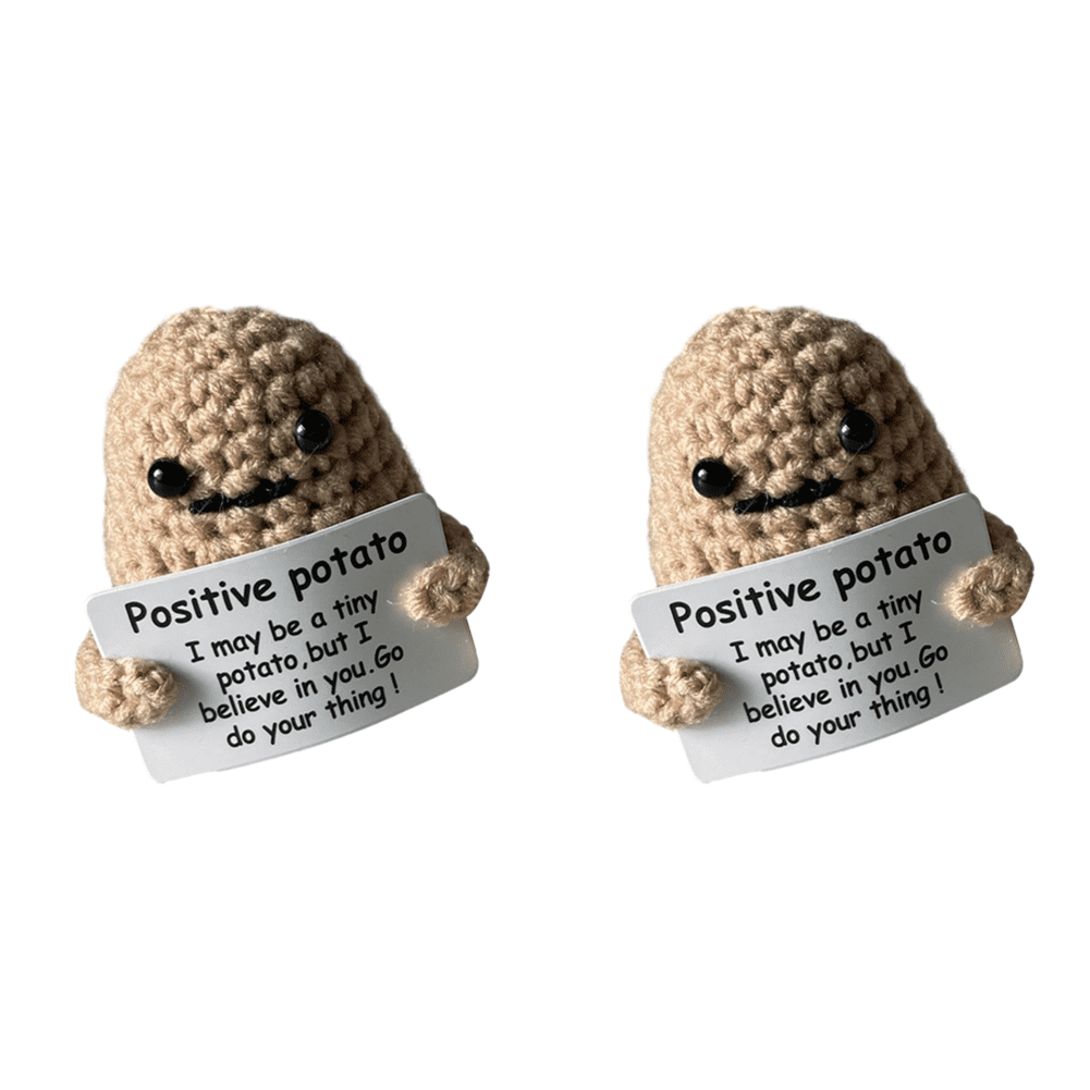 Patata Positiva Lindo Ganchillo con Tarjeta Regalo de Animación para ...