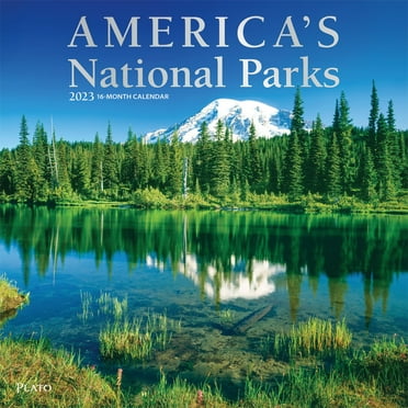 National Parks 2019 7 x 7 Inch Monthly Mini Wall Calendar with Foil ...