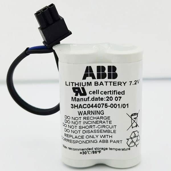 3HAC044075-001/01 SMB Battery for ABB Robot CPU ABBTA521 7.2V - Walmart.com