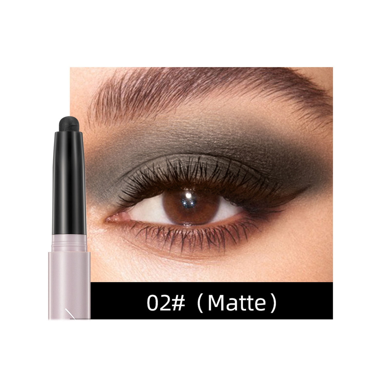 Herrnalise Eyeshadow Waterproof Eye Shadow Stick Easy To Color Glitter ...