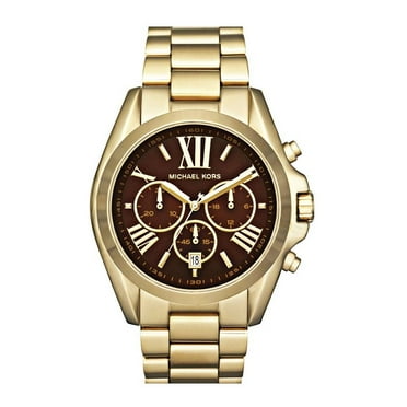 Michael Kors Women's Bradshaw Chronograph Gold-Tone Watch MK5798 ...