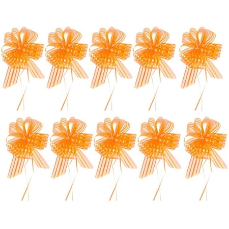 10Pcs Pull Bows Large Gift Wrapping Pull Bow with Ribbon for Christmas ...